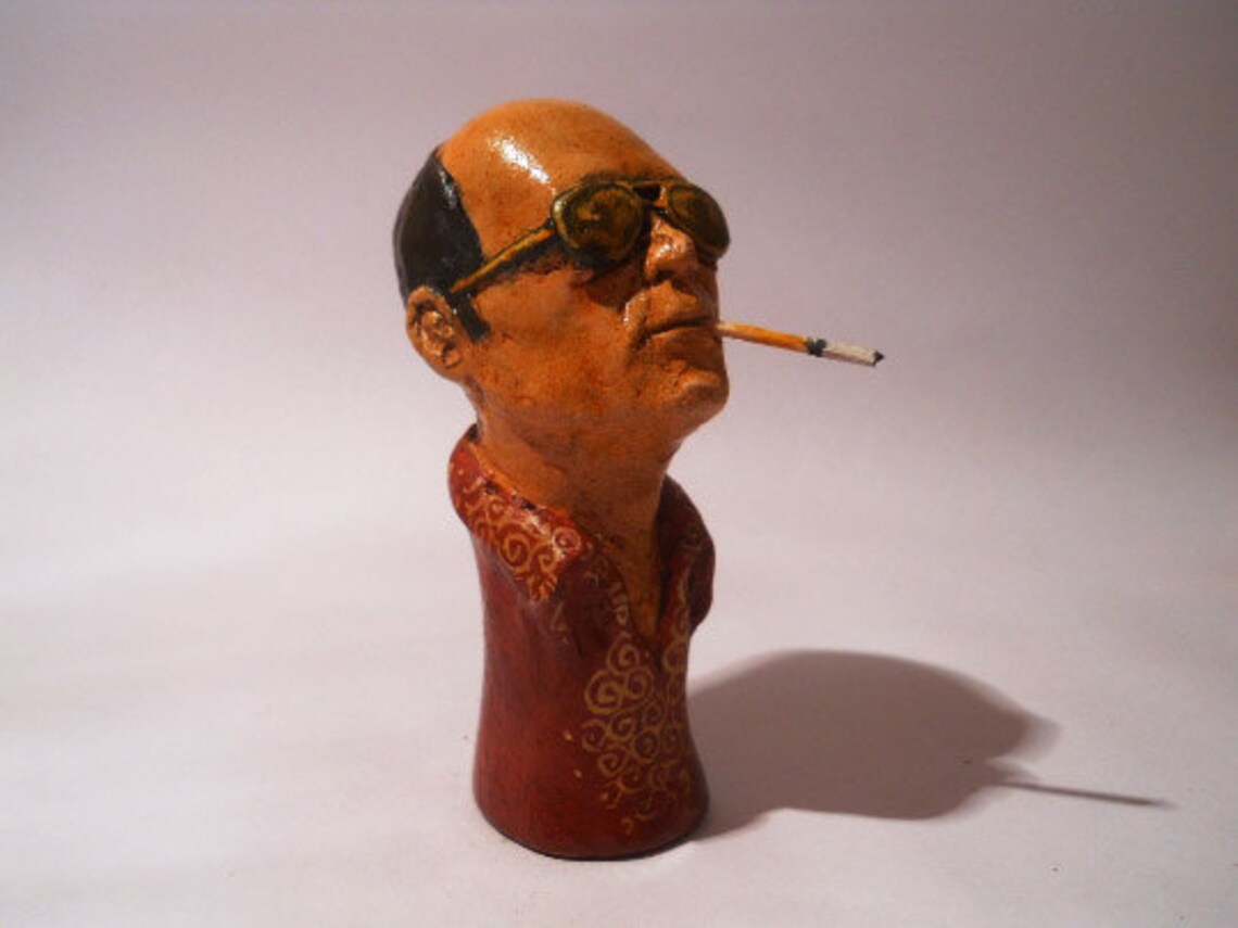 Hunter S Thompson Ceramic - Etsy