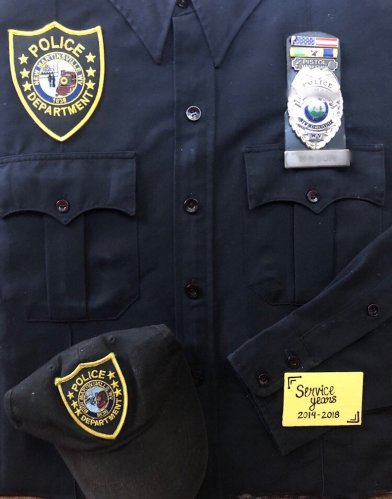 Custom Law Enforcement Uniform Display Police Shadow Box | Etsy