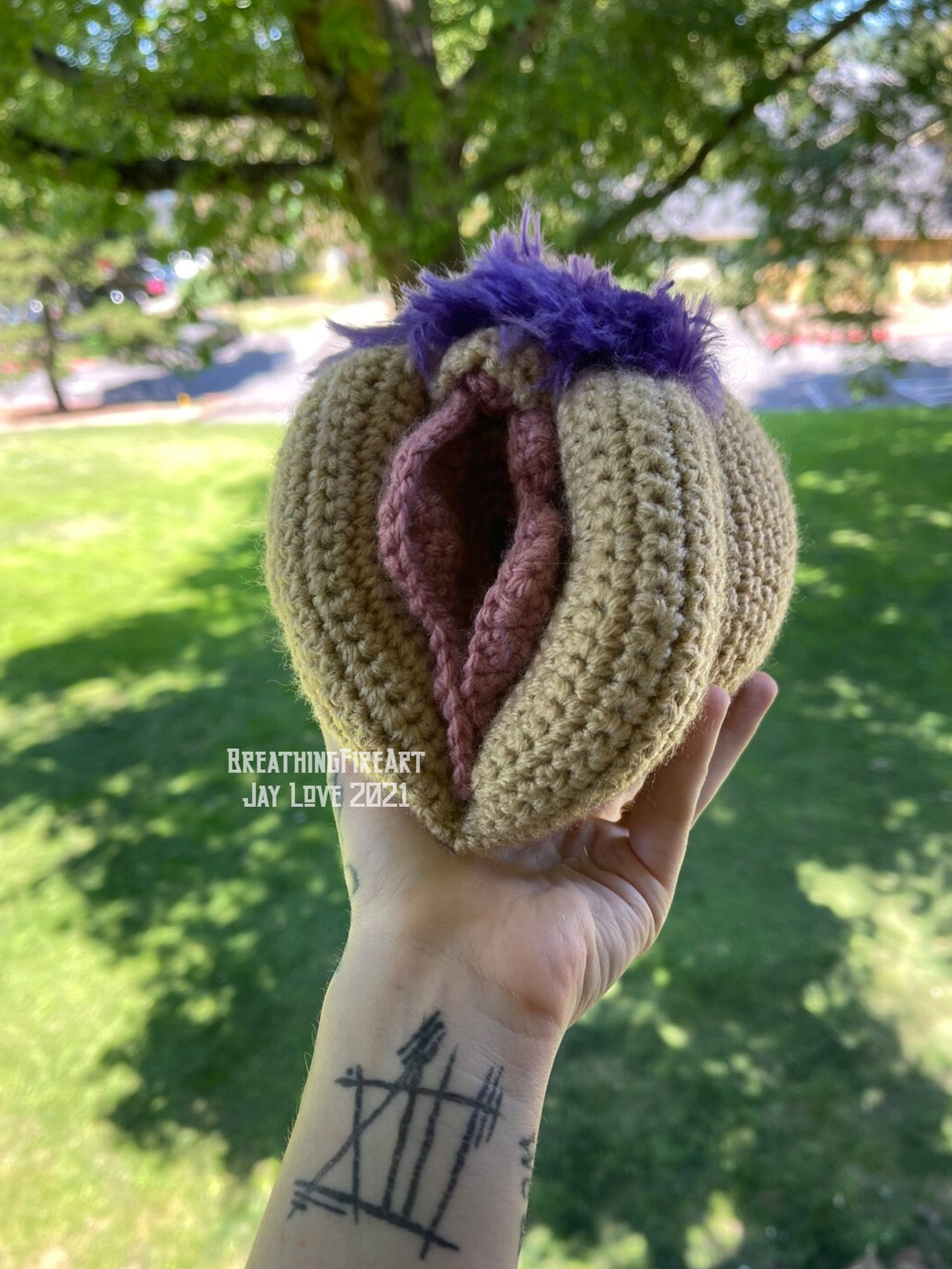 Crochet Pattern Anatomically Correct Educational Vagina Vulva Model Crochet Pattern