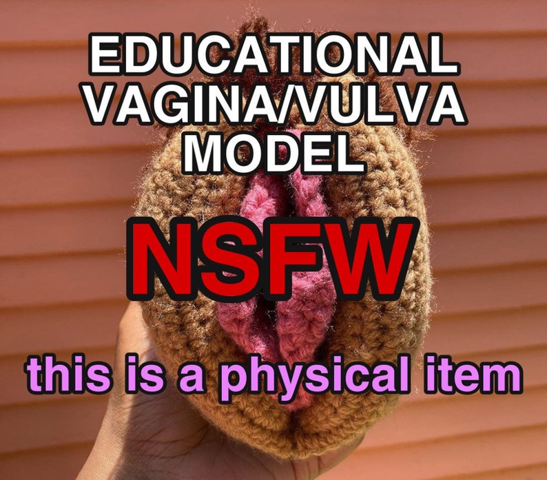 Sex Education Vagina Model Crochet And Digital Pdf Educational Handbook Etsy