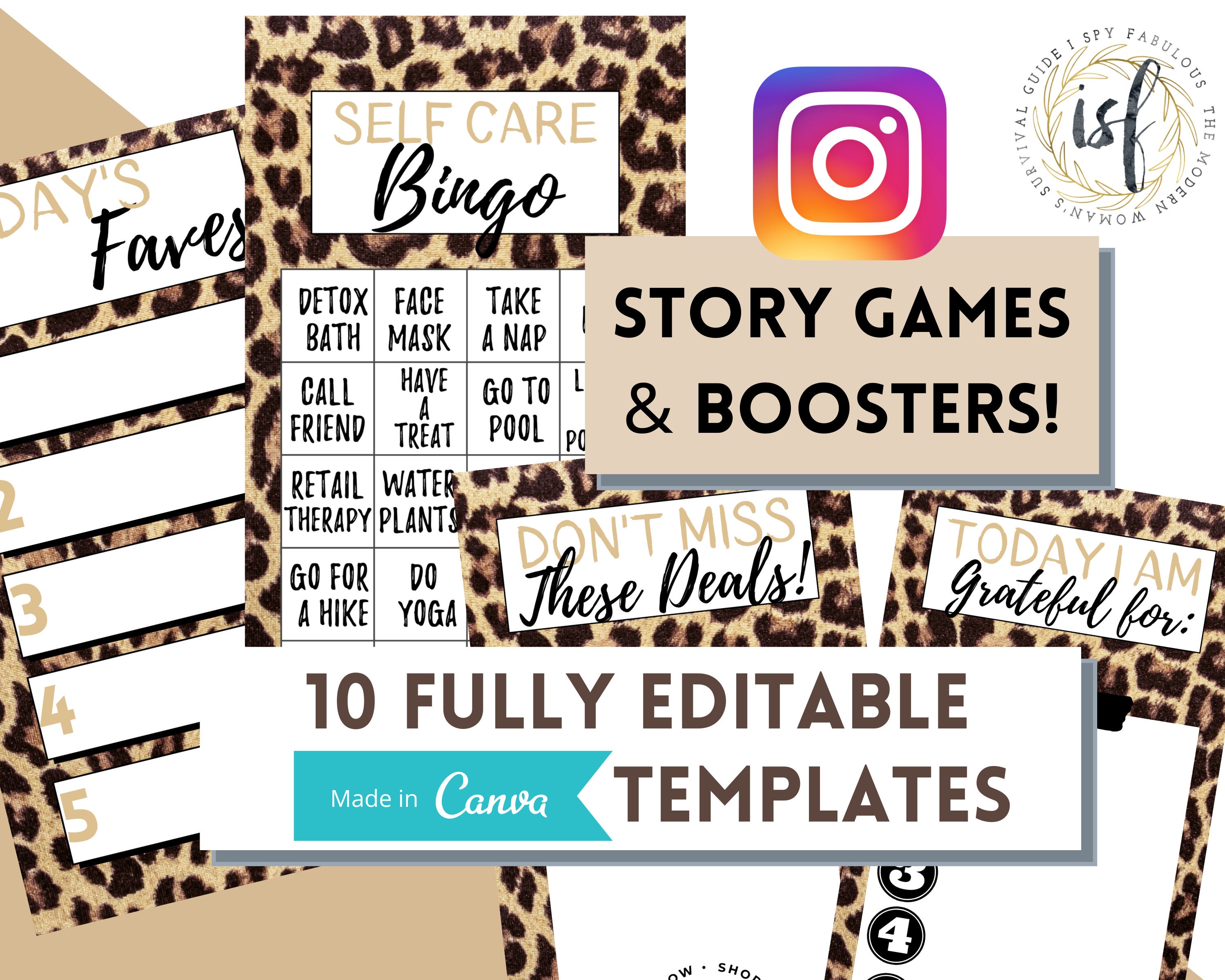 Leopard Instagram Story Games & Engagement Boosters, Instagram Story ...