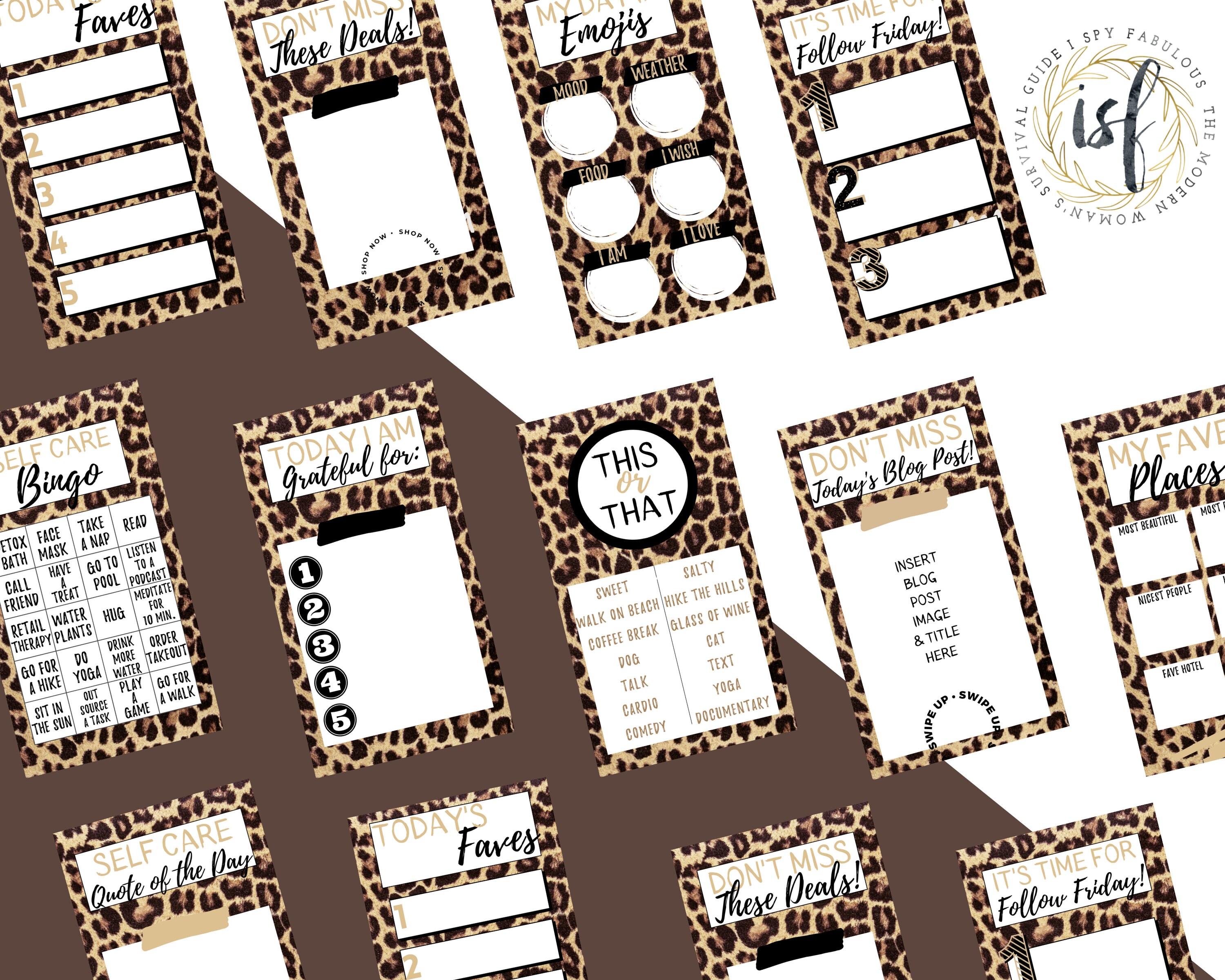 Leopard Instagram Story Games & Engagement Boosters, Instagram Story ...