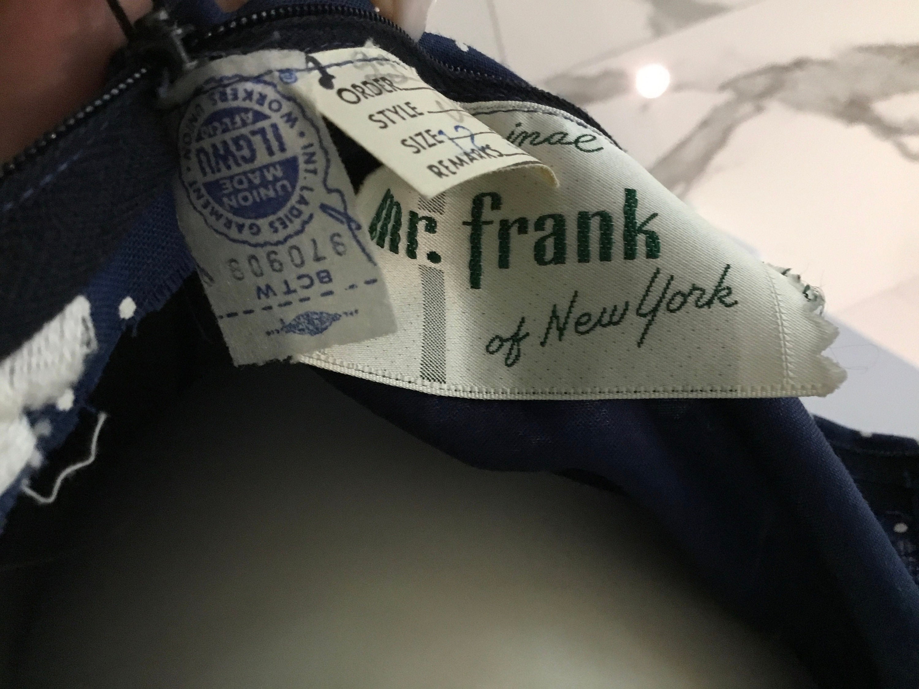 1970s Original Mr. Frank of New York Maxi Dress, Midcentury Prairie ...