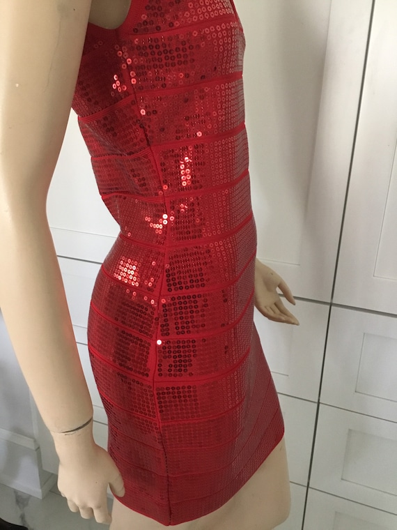 Bodycon Sexy Red Bandage dress, RED Club dress, night… - Gem