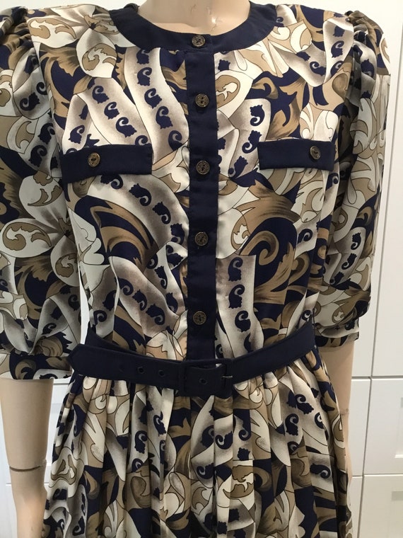 1980’s Breli Originals dress, 80’s secretary dress, n… - Gem