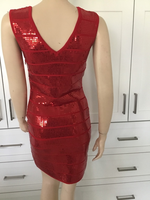 Bodycon Sexy Red Bandage dress, RED Club dress, night… - Gem
