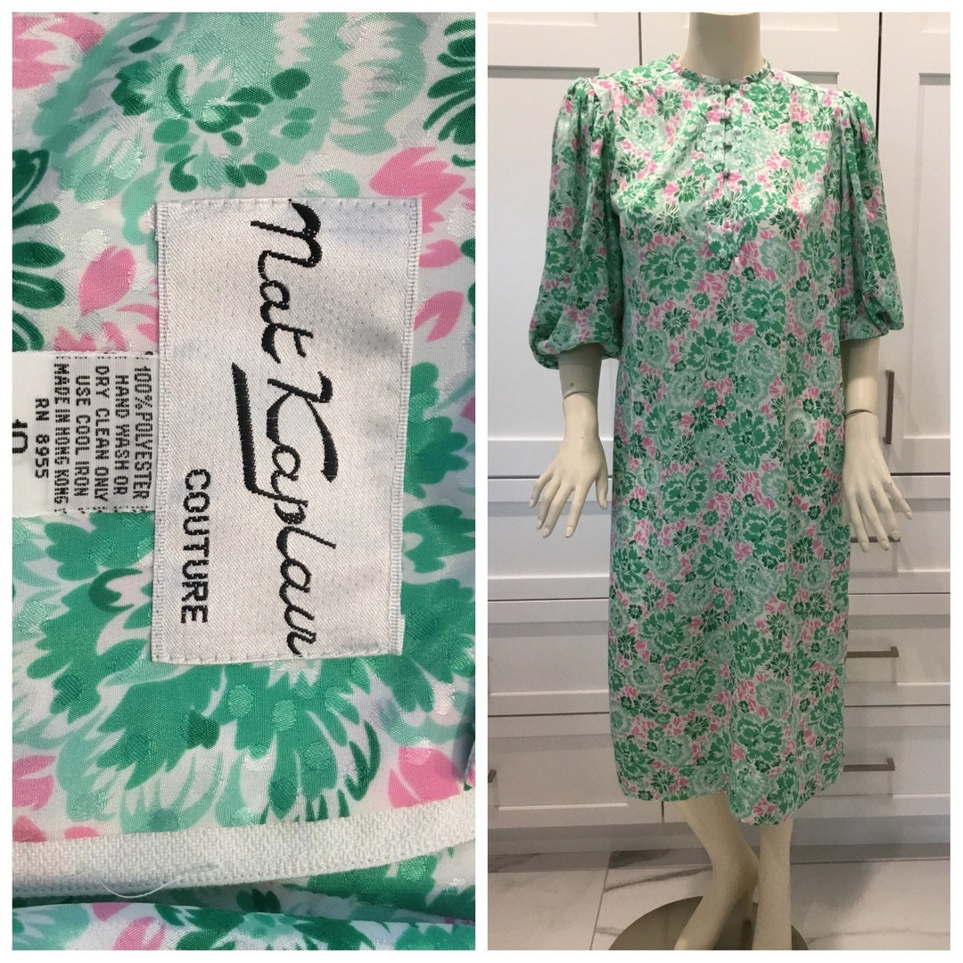 Vintage 1970’s Nat Kaplan Couture Dress, Vintage Designer Spring/summer ...