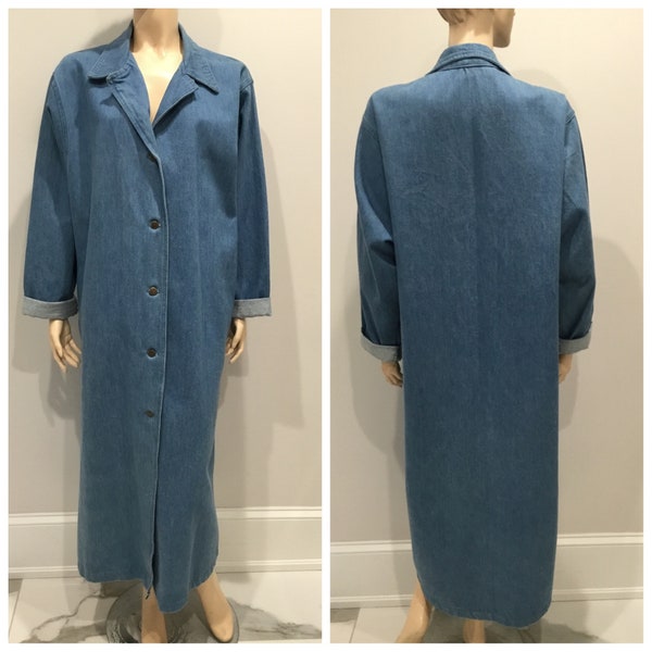 Denim Duster - Etsy