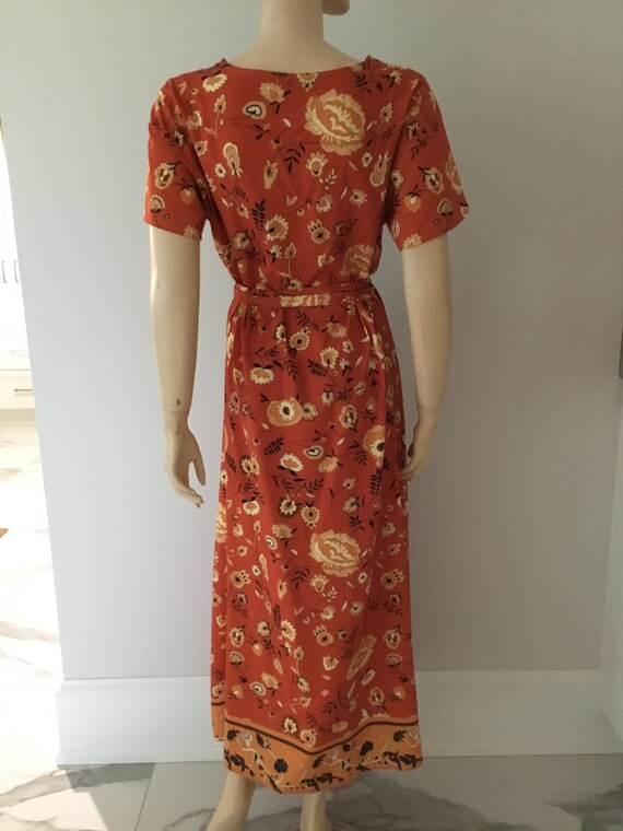 Miss Look wrap dress Large, vintage wrap dress, hoste… - Gem