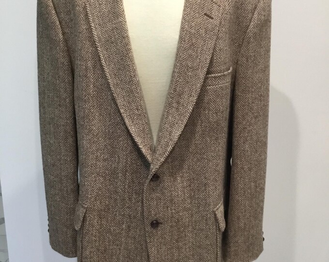 Vintage Harris Tweed Jacket/sport Coat, Handwoven Tweed Jacket ...