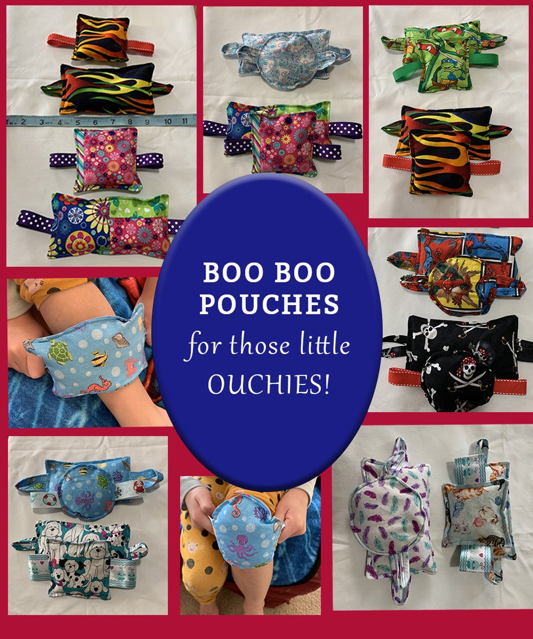 Boo Boo Freezer Pouches - Etsy