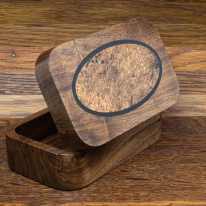 Artisan Handmade Walnut Box. High-end Keepsake Box. Handcrafted Wooden ...