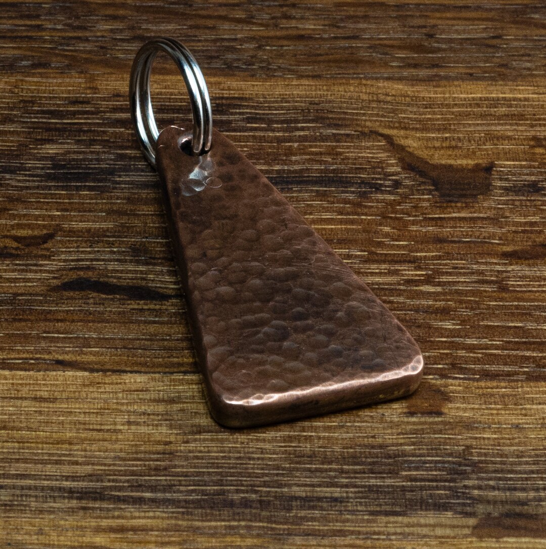 Artisan Handmade Keychain, Brass and Wood Keychain, EDC Keychain Fob - Etsy