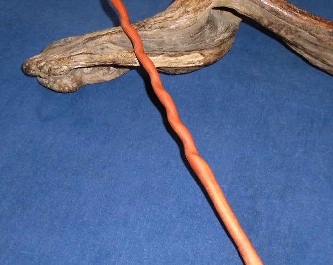 Slender Pink Ivory Wood Wand. Wooden Magick Wand. Handmade Magic Wand ...