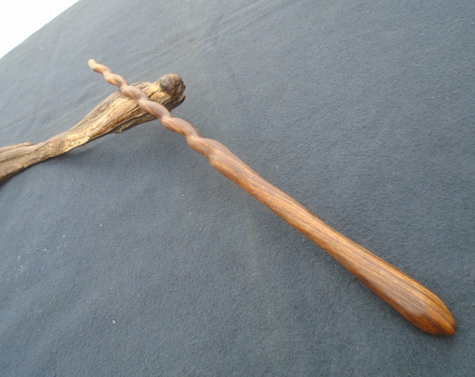 Lignum Vitae Wood Wand. Tree of Life Wood Wand. Exotic Wood Magic Wand ...