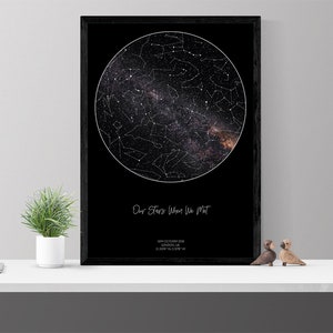 Star Chart Digital File Custom Star Map Personalised - Etsy UK