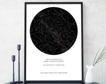 Star map | Etsy