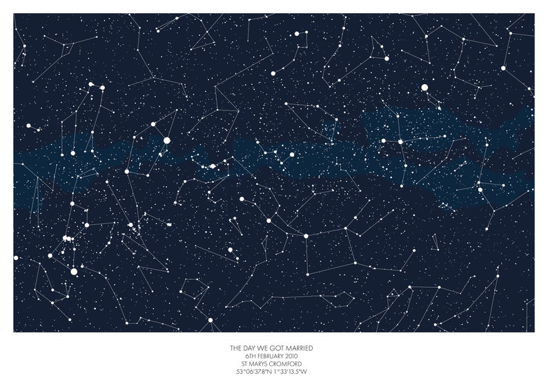 Night Sky Map Digital File | Etsy