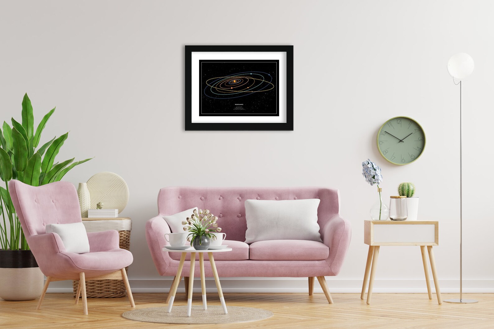 Digital Personalised Solar System Custom Planet Map Custom | Etsy