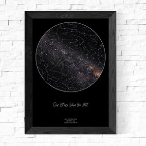 Star Chart Digital File Custom Star Map Personalised - Etsy UK