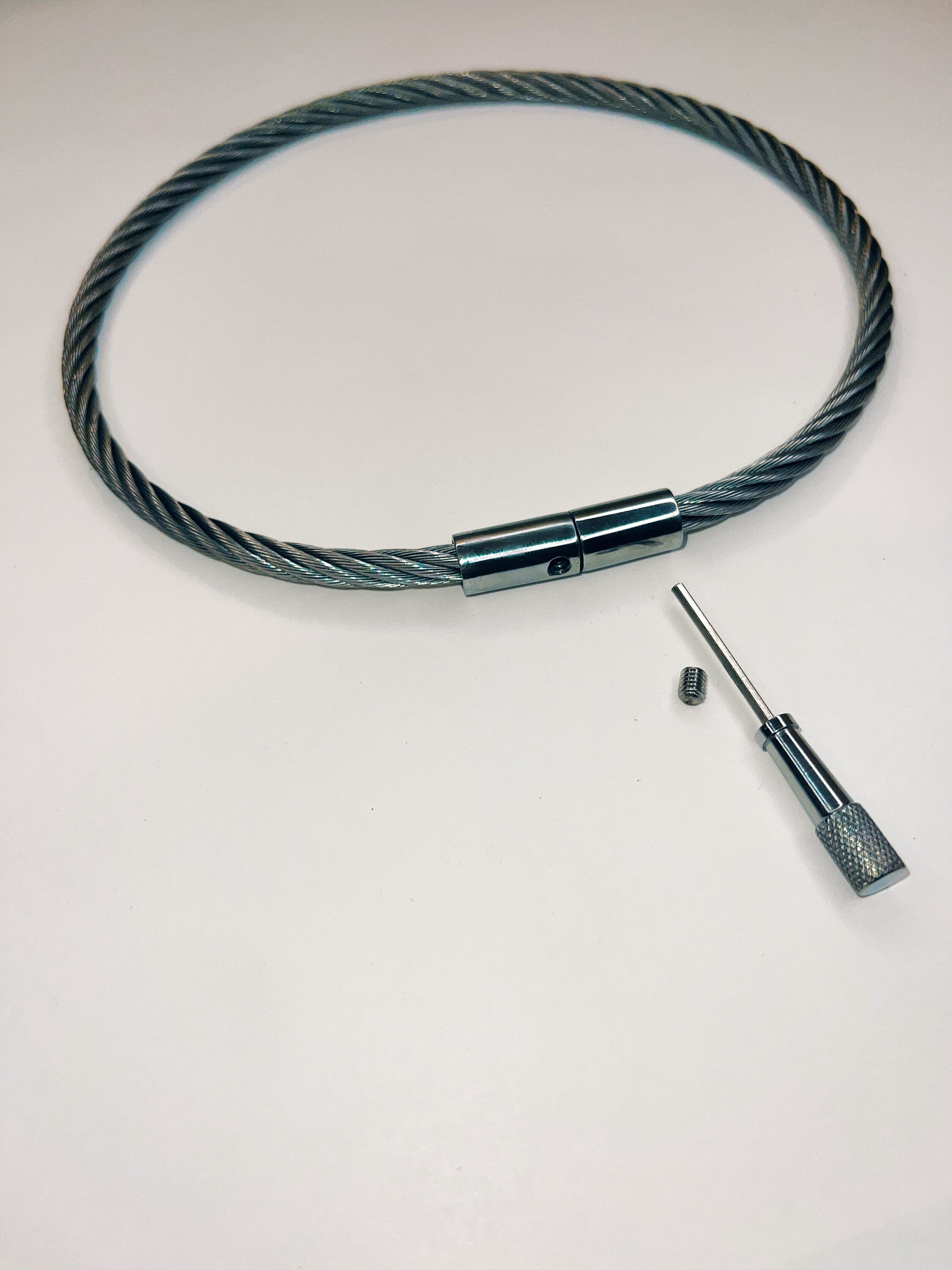 Eternity Collar Wire Stainless Steel Slave Locking Mature - Etsy