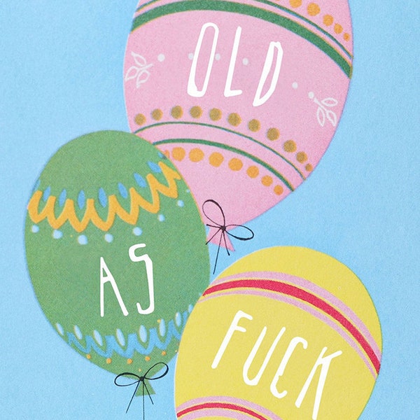 Old Af Birthday Card - Etsy