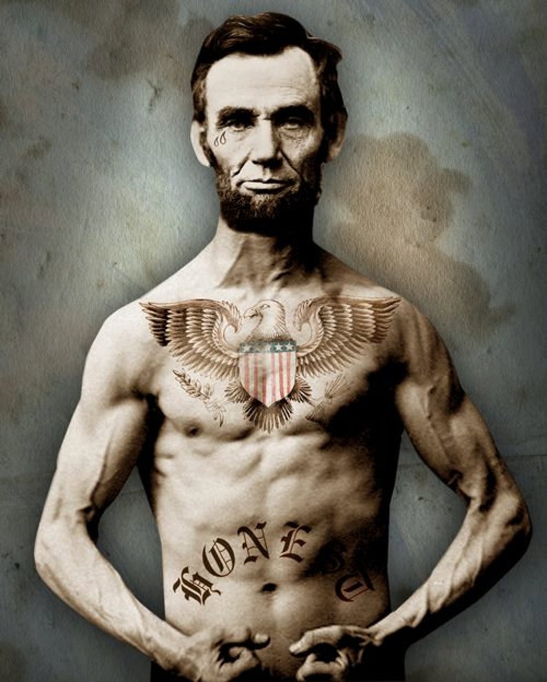 Honest Abe 16x20 Print - Etsy