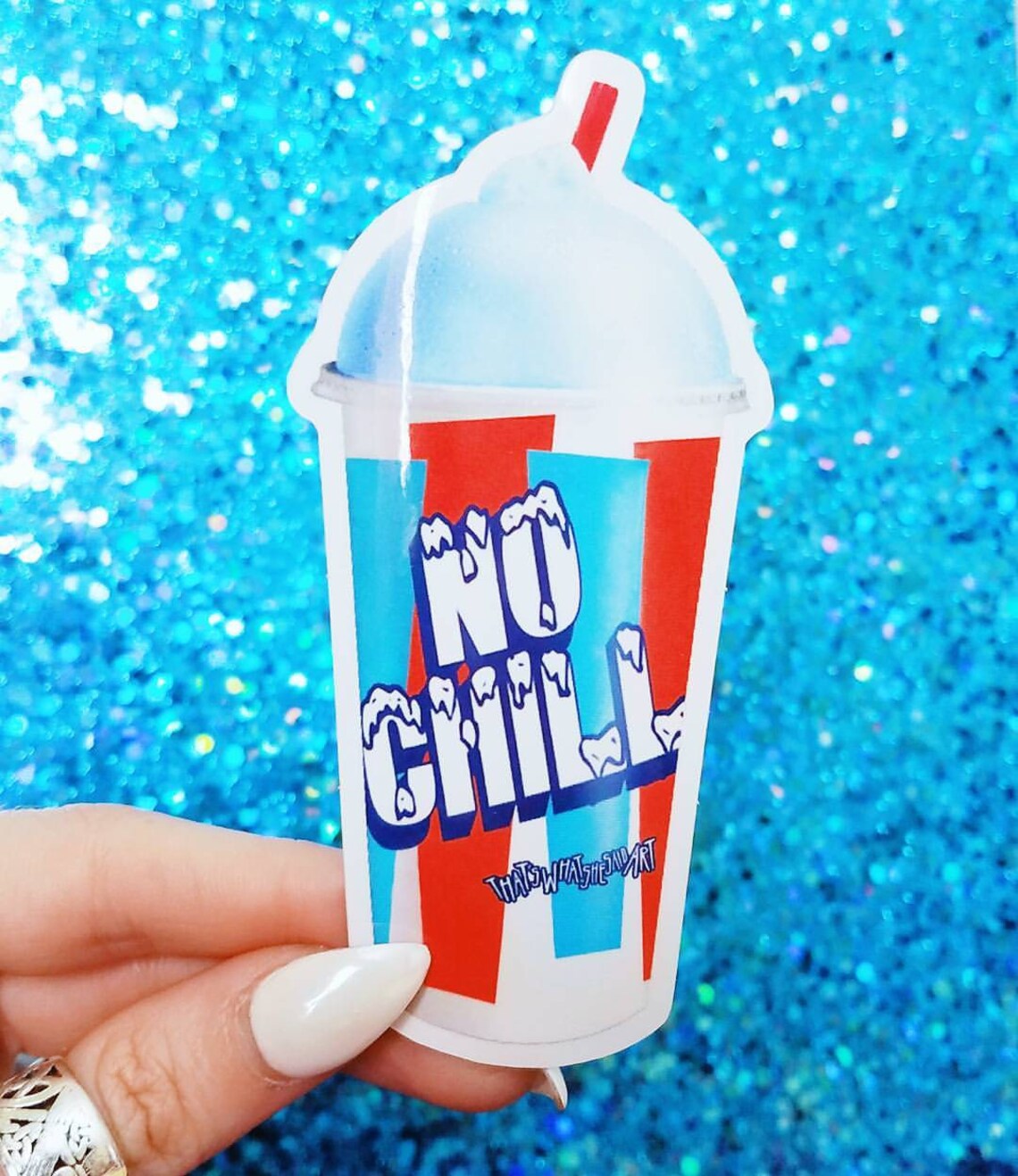 No Chill 2X4 Sticker - Etsy