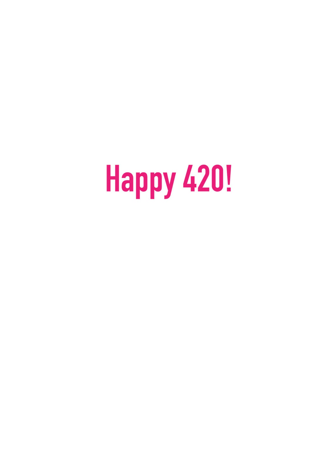 420 Greeting Card - Etsy