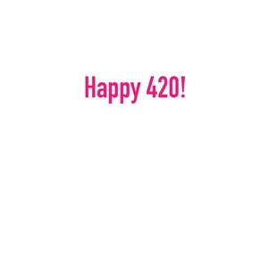 420 Greeting Card - Etsy