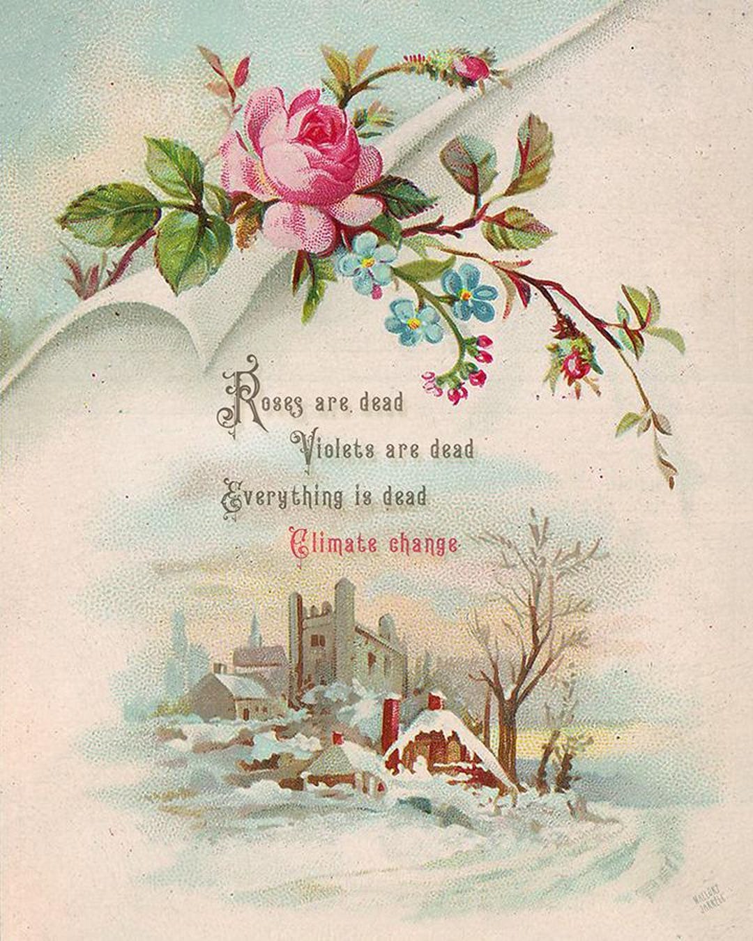 A Poem About Climate Change 8x10 Print - Etsy