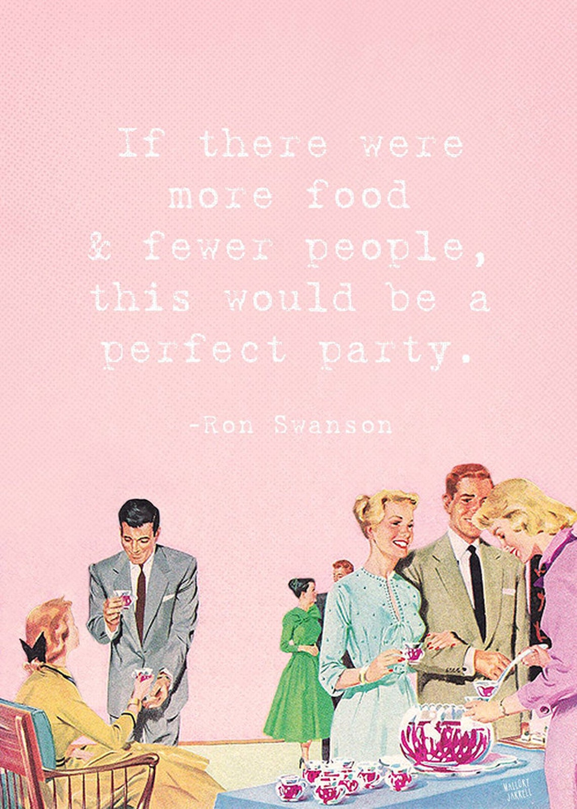 Perfect Party Birthday Greeting Card | Etsy