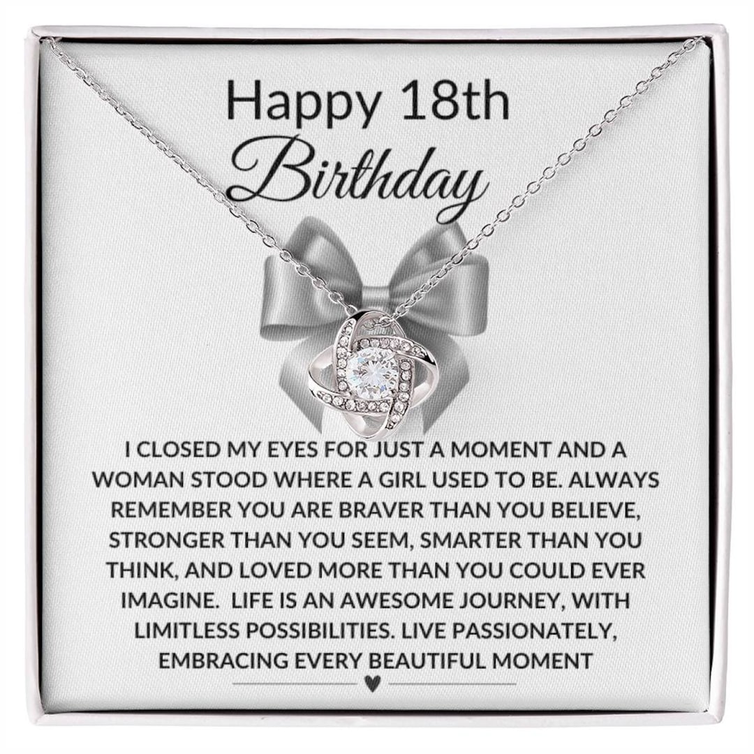 Women's Happy 18th Birthday Women's Milestone Personalized Message Card ...