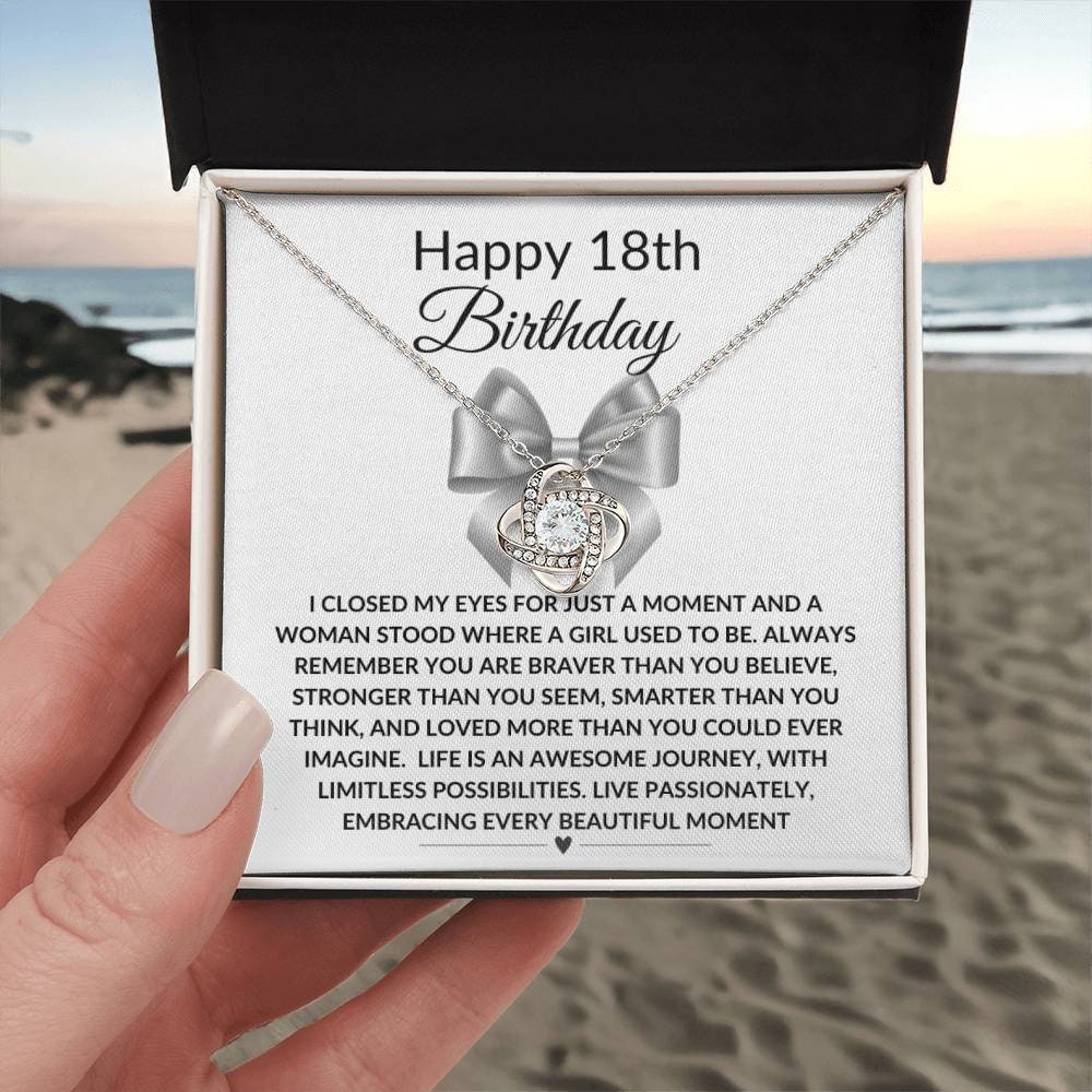 Women's Happy 18th Birthday Women's Milestone Personalized Message Card ...