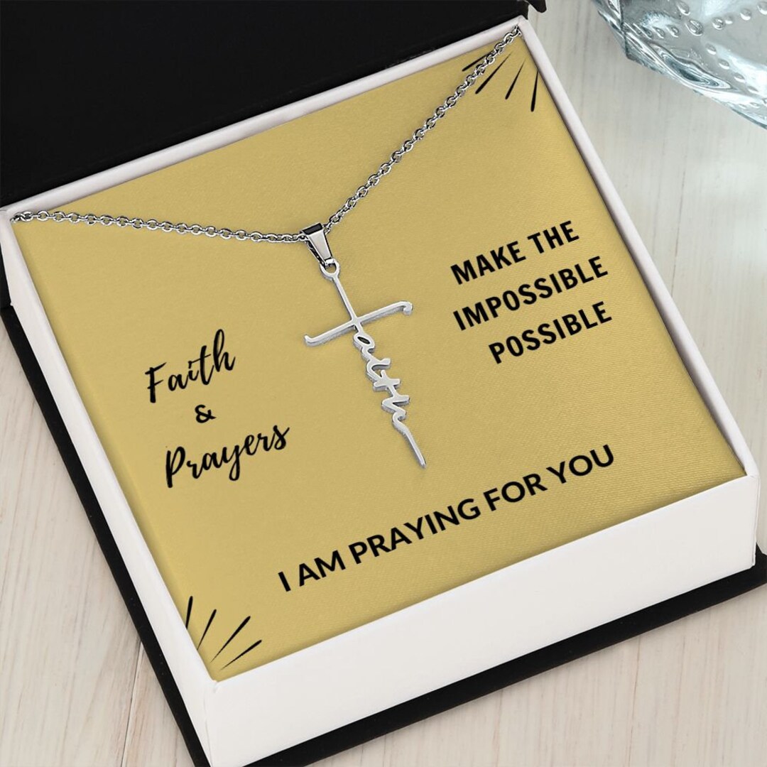 Faith Cross Praying for You Inspirational Get Well Soon Christian ...
