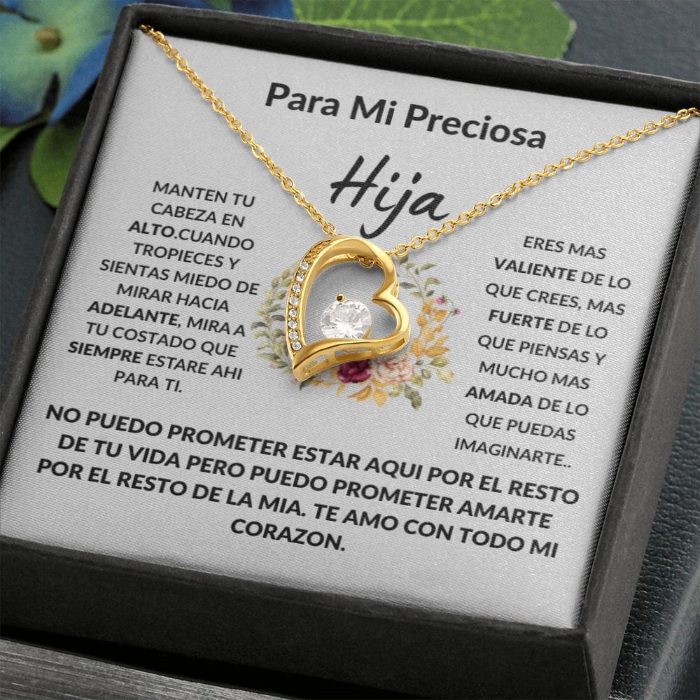 Para Mi Preciosa Hija Forever Love Necklace - Etsy