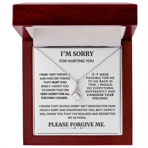 I'm Sorry for Hurting You I Was Very Wrong Personalized Message Card ...