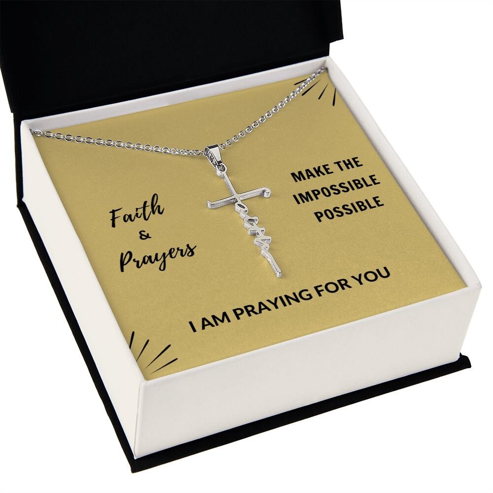 Faith Cross Praying for You Inspirational Get Well Soon Christian ...