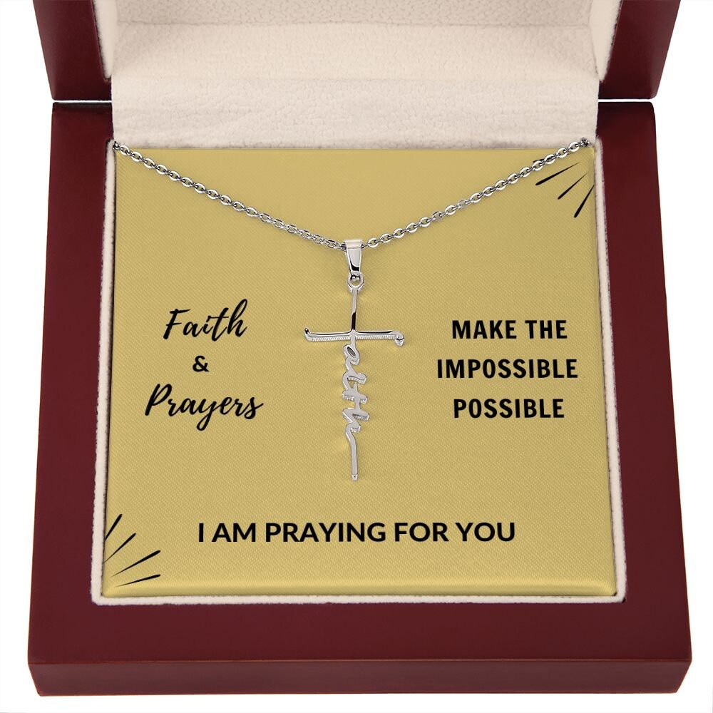 Faith Cross Praying for You Inspirational Get Well Soon Christian ...