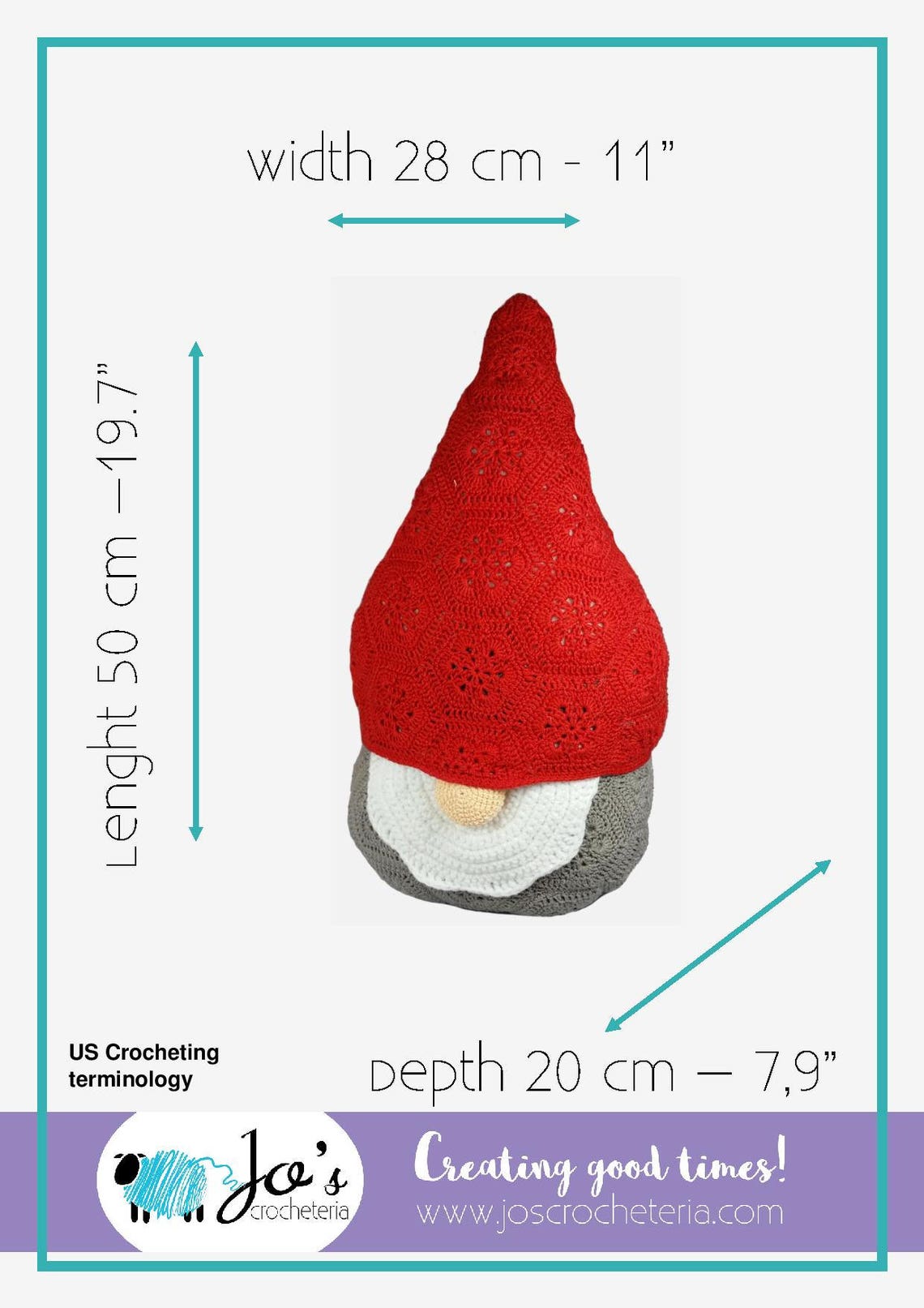 Crochet Pattern - Nisse the Gnome and FOR FREE the African Flower Hat ...