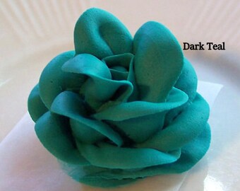 10 - 1 1/2" Edible Rose, Edible Flower, Topper, Edible Decoration ...