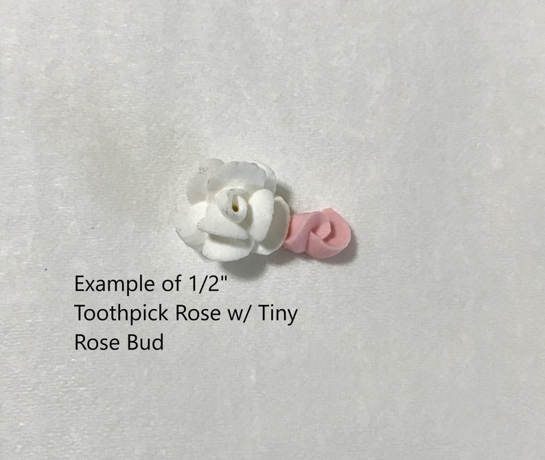 50 TINY Edible Rose Edible Flower Edible Topper Edible | Etsy