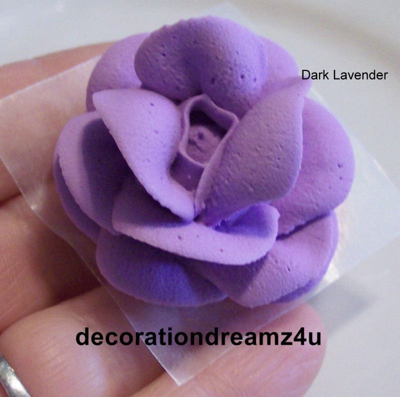 10 - 1 1/2" Edible Rose, Edible Flower, Topper, Edible Decoration ...