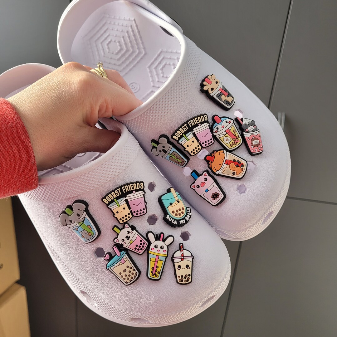 Bubble Tea Shoe Charm, Boba Tea Shoe Clip, Food Drink, Trainer ...