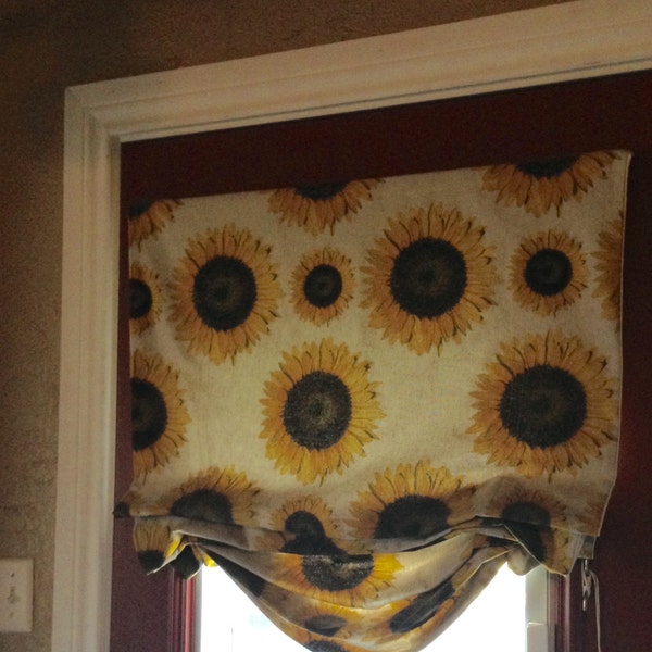 Burlap Roman Shade - Etsy