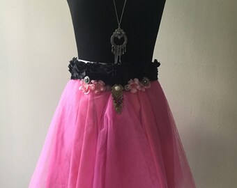 Pink tulle skirt | Etsy