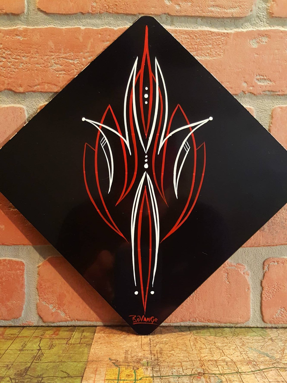 Pinstripe Hot Rod Art - Etsy