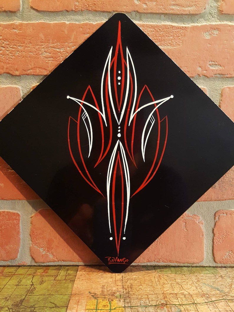 Pinstripe Hot Rod Art - Etsy