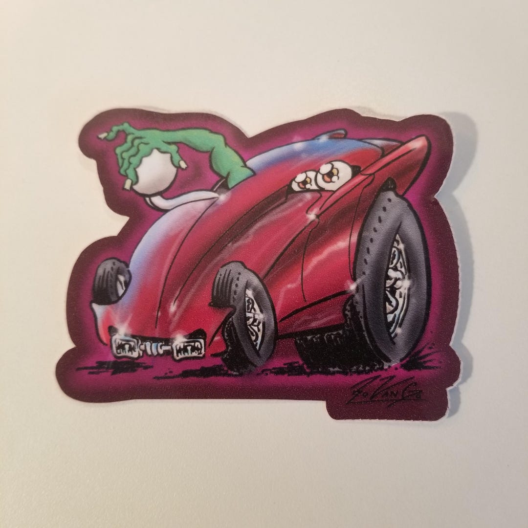 Voodoo Spider Kustom Show Rod Weirdo Monster Sticker Decal Hot Rod Rat ...