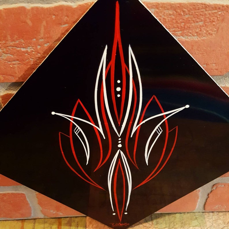 Pinstripe Hot Rod Art - Etsy